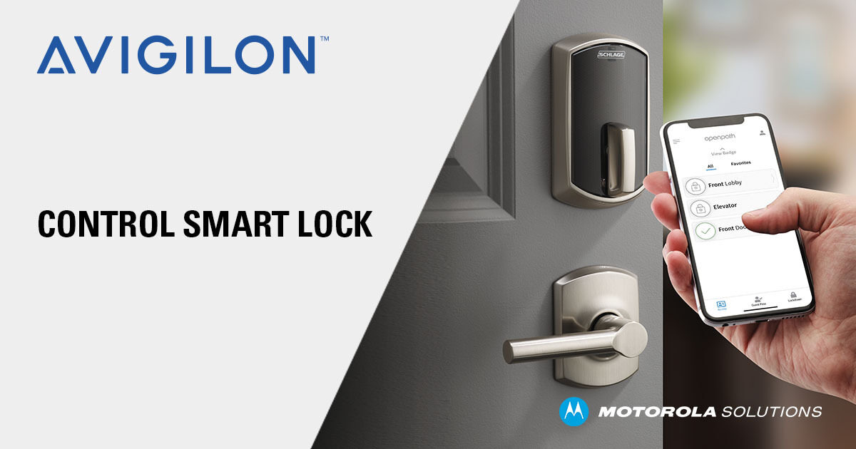 Control Smart Lock | Avigilon Alta