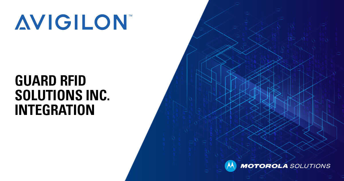 Avigilon Unity Video and GuardRFID’s AllGuard Integration